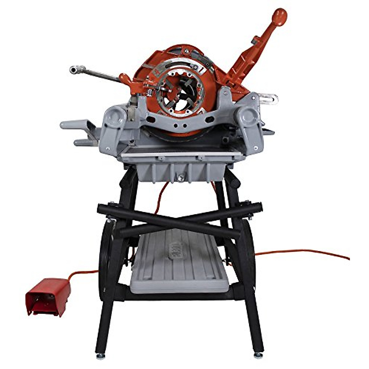 RIDGID® 1224 Pipe Threader 26092 with Dies Die Heads Universal Cart & Oil (Renewed)