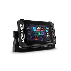 Lowrance Elite FS 7 Fish Finder with Active Imaging 3-in-1 Transducer, Preloaded C-MAP Contour+ Charts