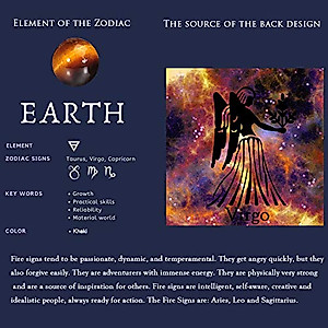 VLINRAS Zodiac Virgo Bracelet for Men Women Virgo Gifts Natural Black Onyx Stone Zodiac Charm Bracelet Constellation Horoscope Jewelry