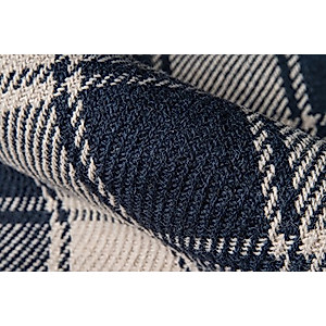 Erin Gates by Momeni Marlborough Charles Navy Hand Woven Wool Area Rug 8' X 10'