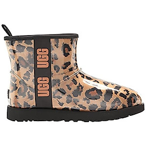 UGG Women's Classic Clear Mini Fashion Boot, Panther Butterscotch, 8