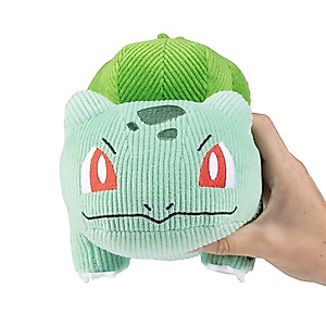 Pokémon 8" Bulbasaur Corduroy Fabric Plush - Limited Edition - Officially Licensed - Authentic Soft Stuffed Animal Toy Figure - Valentine's Day & Easter Basket Stuffer Gift for Kids, Boys, Girls - 2+