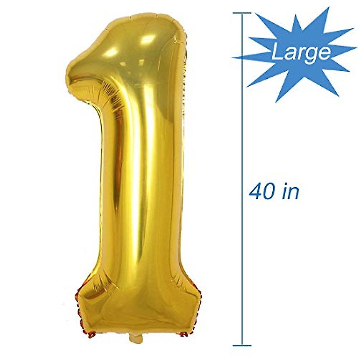Tellpet Gold Number 10 Balloon, 40 Inch