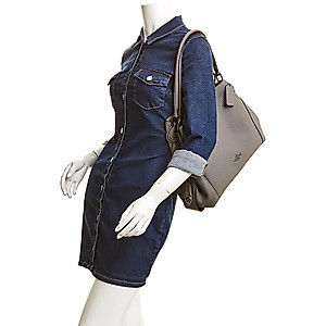 Coach Edie 31 Leather Shoulder Bag, Grey