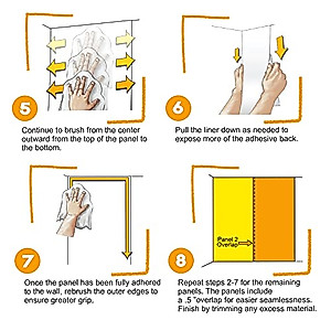 wall26 Removable Wall Sticker/Wall Mural Wood Panel Style American Flag Statue of Liberty International Global Digital Art United States Veteran for Living Room, Bedroom, Office - 66x96 inches