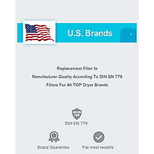 Miele 9164761 Foam Filter Replacement for All Miele T1 Heat Pump Tumble Dryers TMB540WP TKS850WP TKG840WP TKS650WP TKB150WP TKG450WP TCJ680WP TCE520WP Parts (4)