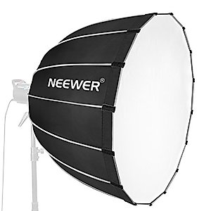 NEEWER Hexadecagon Softbox 36 inches/90 centimeters with Grey Rim and Bowens Mount, Portable Softbox Diffuser Compatible for NEEWER CB60 CB100 CB150 CB60 RGB and Other Bowens Mount Lights
