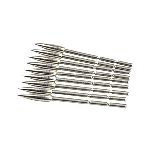 SHARROW 30pcs Archery Insert Arrowhead Stainless Steel Broadheads 80grain 100grain 120grain Arrow Tips for ID 3.2mm Carbon Arrows Shaft (80grain)