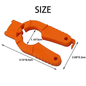 3 Pcs 3in1 Bottle Can Opener, Plastic Water Bottle Opener for Weak Hands,Twist-Off for Bottle Gripper, Children Seniors,Elderly,Arthritis Sufferers Lid Seal Remover