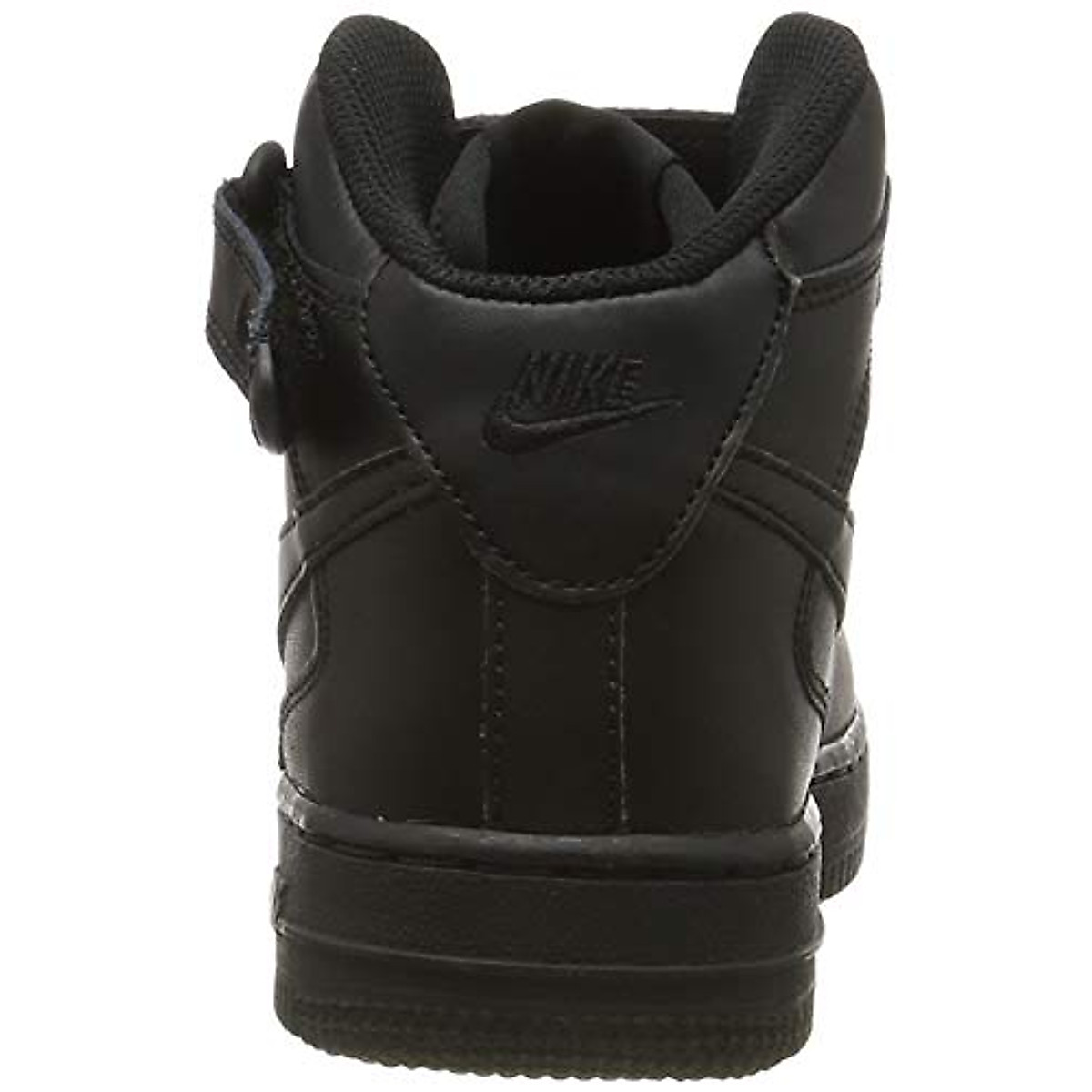 Nike Mens Air Force 1 Basketball Shoe, Black/Black, 12