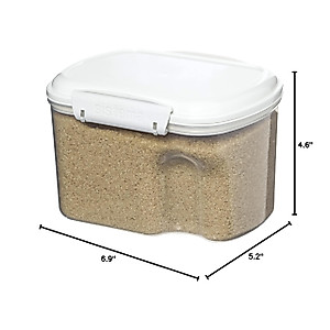Sistema Bake It Food Storage for Baking Ingredients, Powdered Sugar Container 6.6 Cups