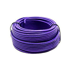 Best Connections Audiopipe Copper Clad Stranded Car Audio Primary Remote Wire (18 Gauge 50', Purple)