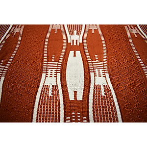 STACY ADAMS Men's Sweater, Vertical Neo Chain Front Design (4XL, PERSIMMON)