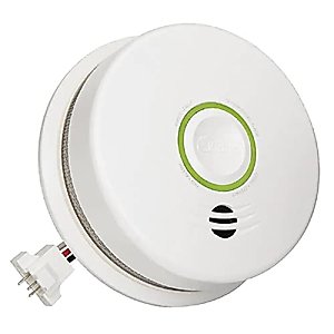 Kidde Hardwired Smoke Detector with 9-Volt Battery Backup (Included), Front-Load Battery Door, Test-Silence Button