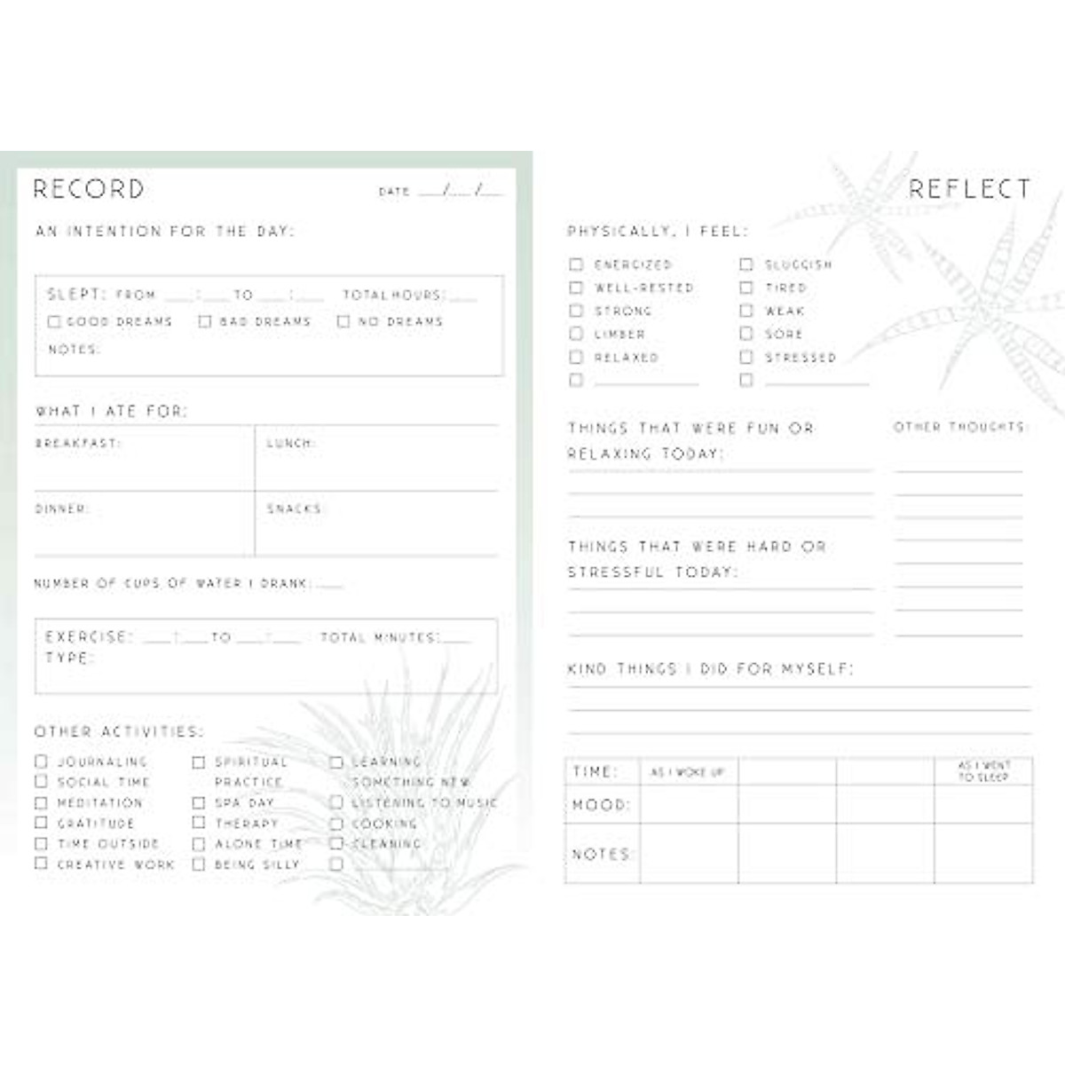 Self-Care: A Day and Night Reflection Journal (90 Days) (Inner World)