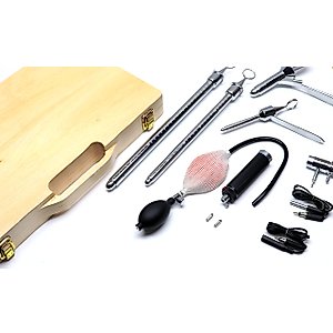 O.R Grade Electric Sigmoidoscope Set for OB/Gynecology/Sigmoidoscopy/Rectal with Wooden Box