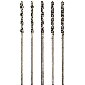 Economy Diamond Coated Twist Drills, #56, Pack of 5 | DIB-229.56