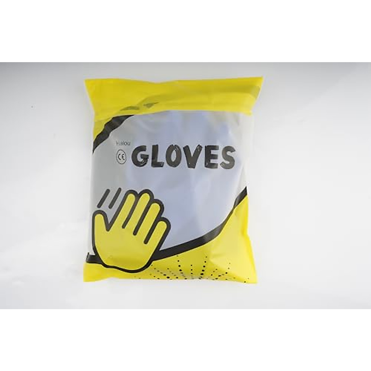 Haiou Long Rubber Gloves Elbow Length Chemical Resistant Gloves with Cotton Lining Waterproof Gloves, 25 inches, Large