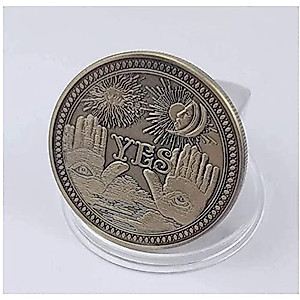 Yes No Challenge Coin Collector's Medallion Souvenir