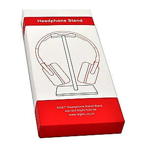 Nwubay Headphone Stand Aluminum Holder for Microsoft Xbox One Chat, Turtle Beach Recon 50X/50P/Beach XO One Stereo, KingTop Each G2000, Sony Playstation Stereo Headset & More Black