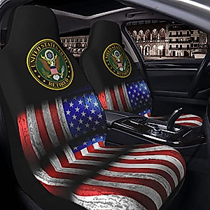 OSUKI Army Retired Car Seat Covers, Universal Fit for Auto Truck Van SUV, Easy Install