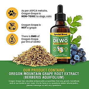 Cats and Dogs Natural Broad Spectrum, with Probiotics, Homeopathic Support and Breeds, Made in The USA, 2oz