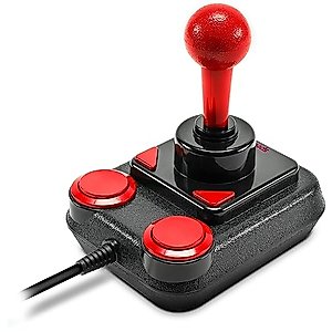 SPEEDLINK SL-650212-BKRD Competition PRO EXTRA USB Joystick - Anniversary Edition, Retro-Arcade-Stick, schwarz-rot
