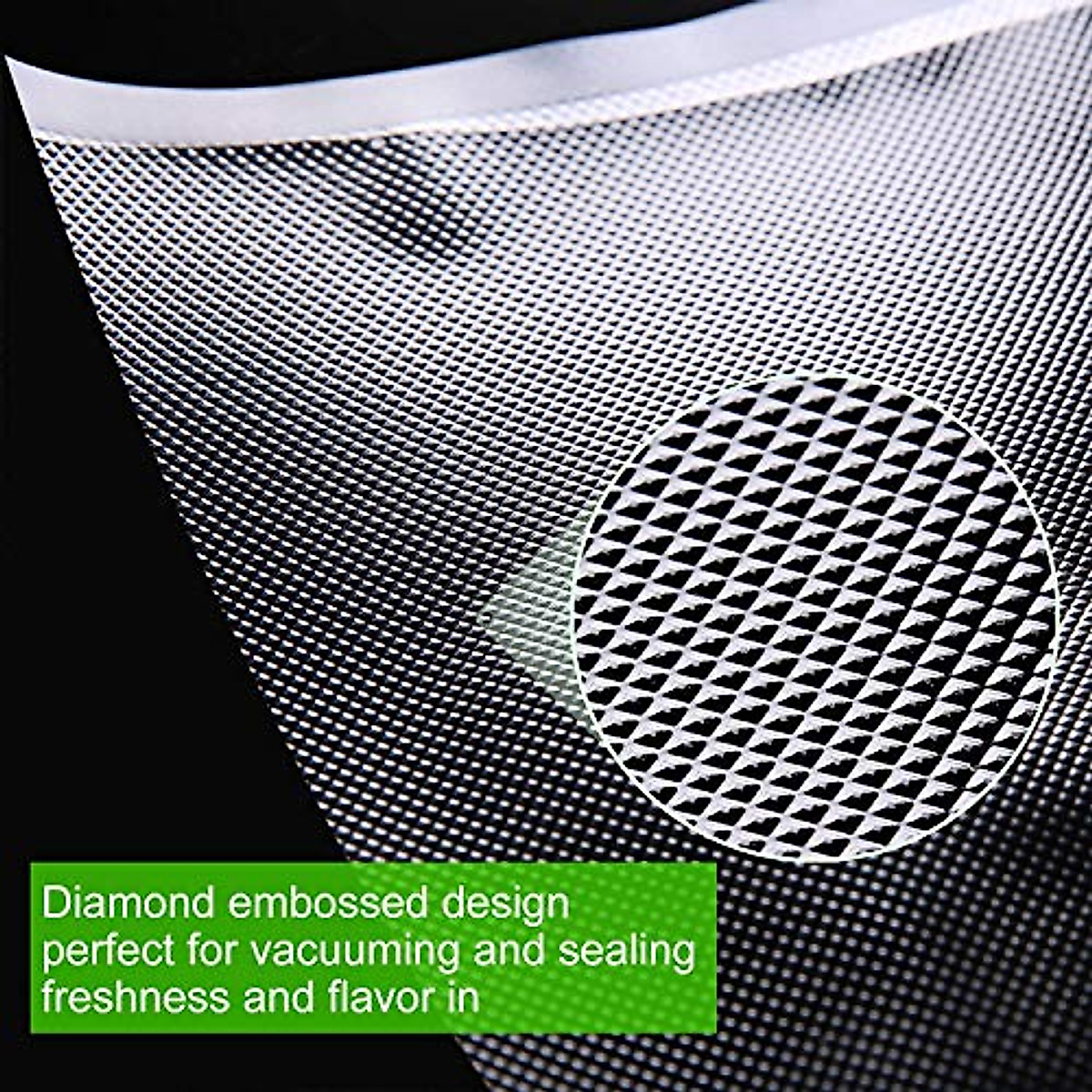 ILokey Vacuum Sealer Bags Rolls, 2 Rolls 8”x 16.5' and 2 Rolls 11”x 16.5', Sealer Bags for Food Storage, Commercial Grade Food Saver Bags, Heavy Duty Embossed and Custom-Sized Design, BPA-Free, Perfect for Sous Vide (2 Pack 8" x 16.5' and 2 Pack 11" x 16.