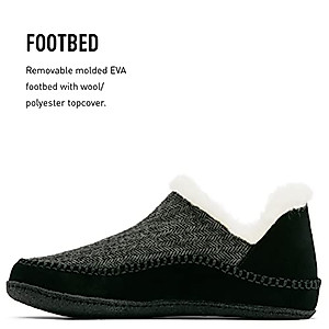 Sorel Men's Manawan II Slipper - Grill, Black - Size 12