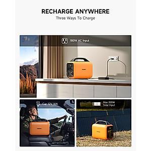 Runhood Solar Generator Rallye 600 Plus, 1296Wh Power Station With Solar Panel & 4 Hot Swappable Batteries, 110V/600W AC Outlet for Outdoors Camping, Home Use, Emergency, CPAP