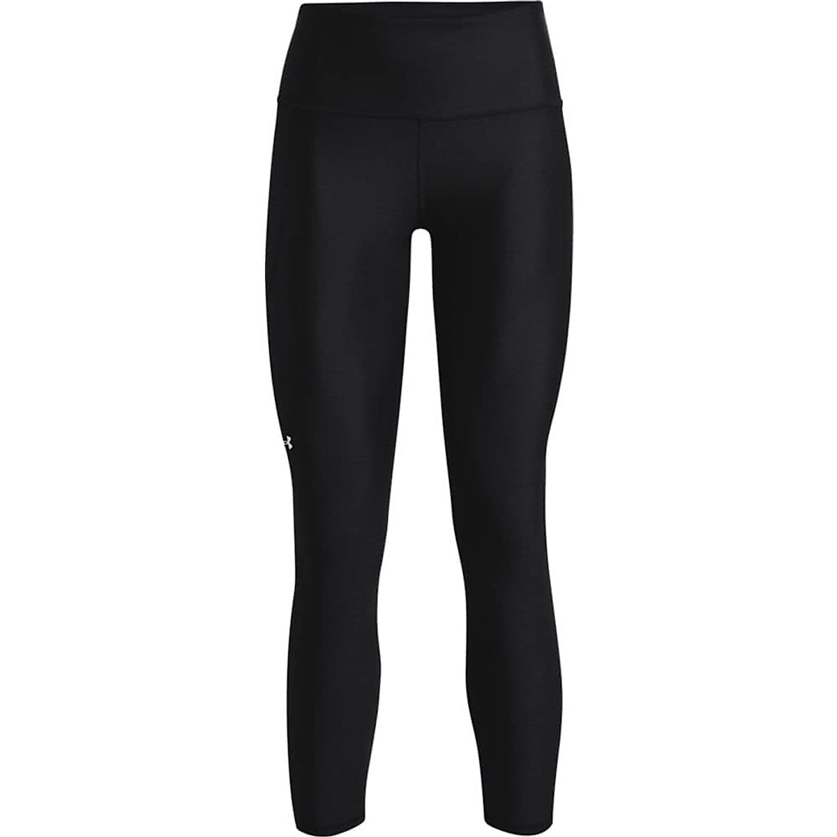 Under Armour Womens HeatGear Armour High Waisted Ankle No-Slip Leggings , Black (001)/White , Small