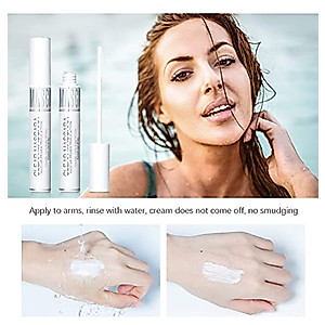 WALULAN Eyelash Lash Primer Waterproof and Sweatproof Natural Lash Defining Mascara White Volume and Length Clear Primer Mascara