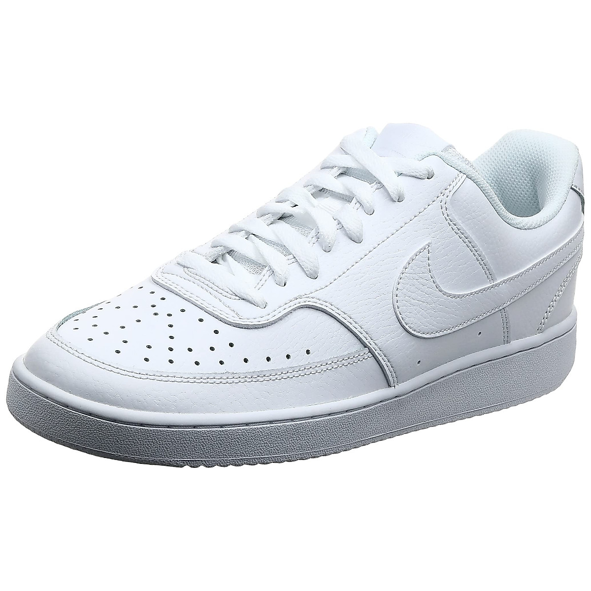 Nike Men's Court Vision Low Sneaker, White/Whiteblack, 10.5