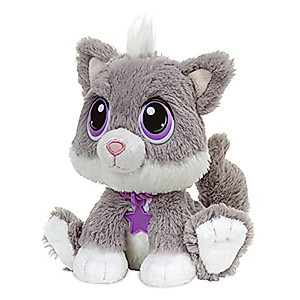 Little Tikes Rescue Tales Babies - Fluffy Kitten | Soft Cuddly Plush Pet Toy with Collar, Tag, Home, Stickers, Activities | Ages 3+