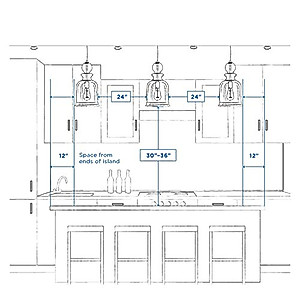 Progress Lighting P3753-20 Seeded Glass Hall & Foyer, Bronze