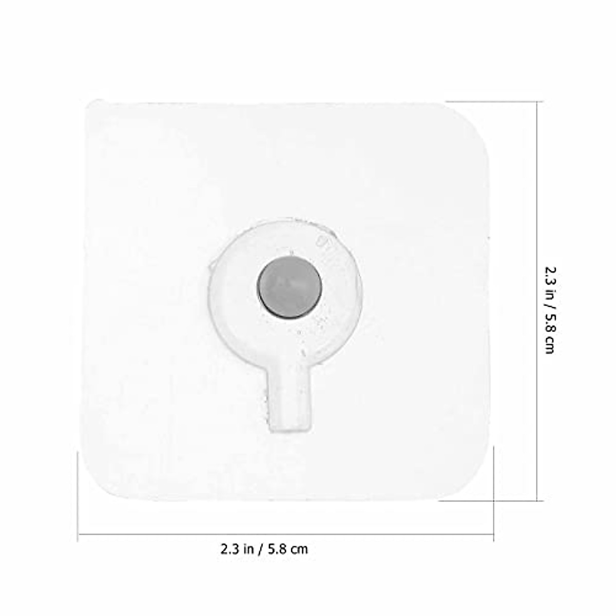 Cabilock 40pcs No Nail- Free Sticky Peg. Mount Trace Stickers Household cm Photo Screw Adhesive Self- Adhesive Kitchen Without Furniture Frame Picture Pegs Non- Transparent