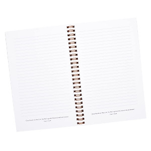 Christian Art Gifts Notebook Trust in the Lord Proverbs 3:5 Bible Verse Inspirational Writing Notebook Gratitude Prayer Journal Flexible PVC Cardstock Cover 128 Ruled Pages w/Scripture, 6 x 8.5 Inches