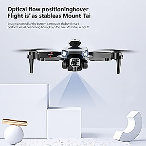 Rc Drones With Camera for Adults & Beginners Mini Drone with Dual 1080P Lens, Altitude Hold Headless Mode One Key Start, Rc Quadcopter Plane Fpv Drone Remote Control Airplane Cool Stuff (Black)