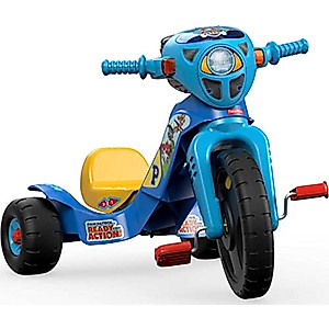 Fisher-Price PAW Patrol Toddler Tricycle Lights & Sounds Trike Toy Bike with Handlebar Grips & Storage for Preschool Kids Ages 2+ Years