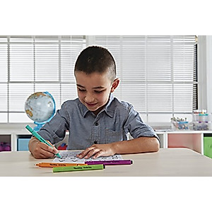 Paper Mate Handwriting Triangular Pens, Washable Black Ink, Orange Barrels, 24 Count (2021788)