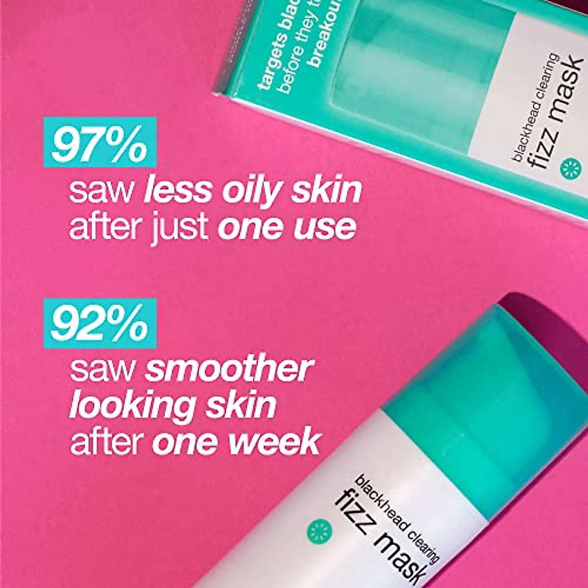 Dermalogica Clear Start Blackhead Clearing Fizz Mask (1.7 Fl Oz) Purifying Pore Cleansing Mask with Kaolin Clay and Sulfur - Absorbs Excess Oil To Purify Skin