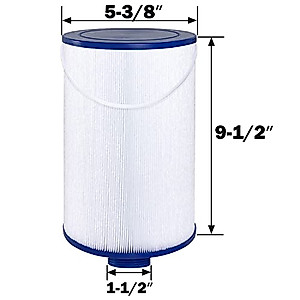 Wowreed Spa Filter Compatible with 303279, FC-2402, Free Flow,AquaTerra, Fantasy Hot Tub Filter, 1 1/2" Finer Thread (1 Pack)