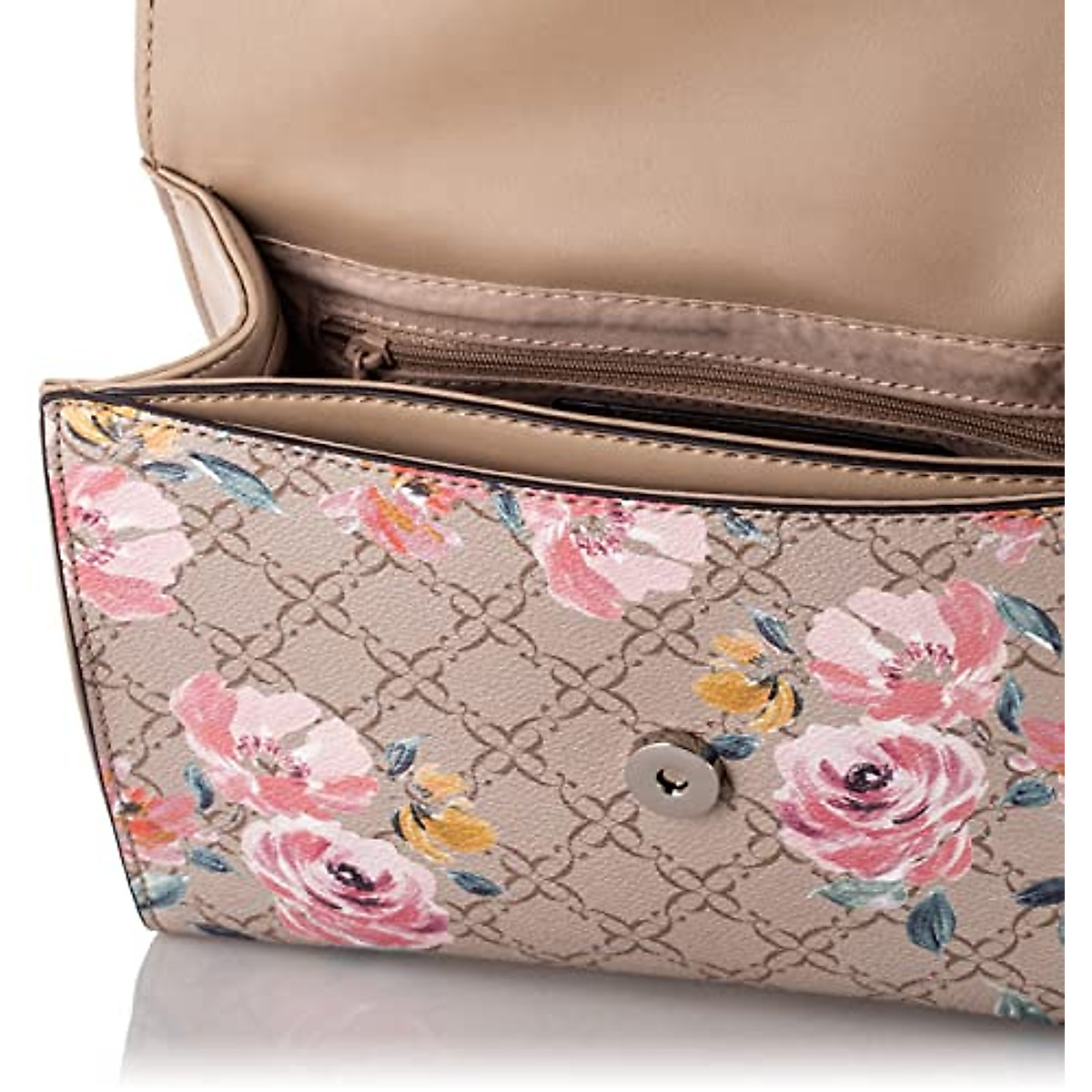 Nine West Golder Top-Handle Mushroom Logo Floral One Size