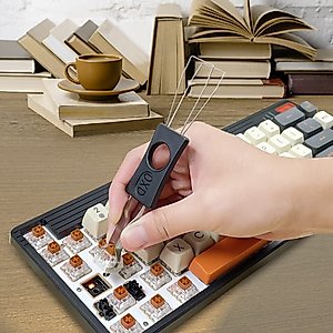 NACODEX 65% Bluetooth Mechanical Keyboard Hot Swappable Box Brown Switch, PBT SA Spherical Keycaps, Music Rhythm Customizable RGB, 2.4G/Type-C Mini Keyboard for PC Mac Window (Brown Switch)