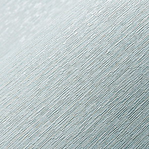Haimin Grasscloth Wallpaper Peel and Stick 20.9in X 393in Fabric Contact Paper Wall Paper Textured Wallpaper Horizontal Stripes Look Wallpaper Self-Adhesive Thick Vinyl Embossed Wallpaper (Light Blue)