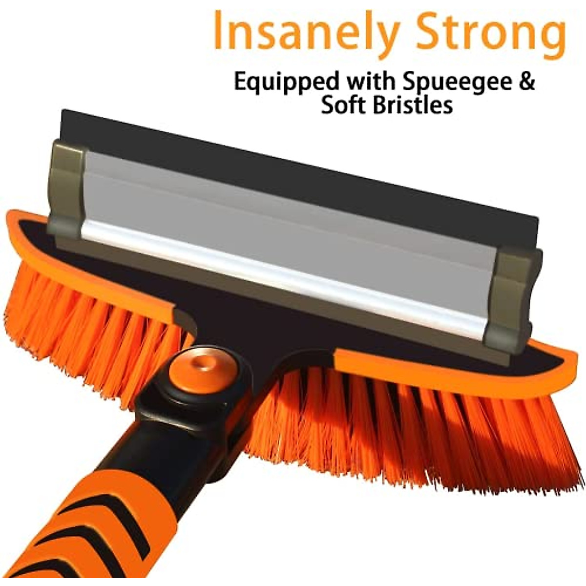 Ice Scraper Snow Brush for Car Snow Scraper Car Snow Removal Equipment Snow Cleaner for Car Squeegee Extendable Long Snow Brush Broom for SUV Truck