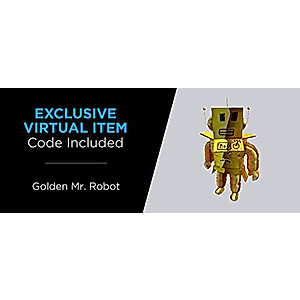 Roblox Action Collection - 15th Anniversary Roblox Icons Gold Collector's Set [Includes Exclusive Virtual Item]