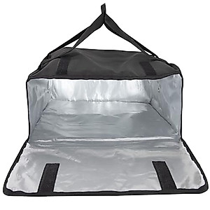 Trail maker Pizza Bags for Delivery Insulated Bag 2 Pizza Food Delivery Bag 20x20x6 Food Bag for Personal and Professional Use (Black)