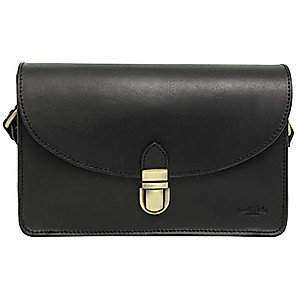 Gusti Handbag Leather - Zoey Shoulder bag Satchel Handbags Leather bag Ladies Vintage Black Leather true leather
