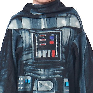 Northwest Comfy Throw Blanket with Sleeves, Youth-48 x 48 in, Being Darth Vader